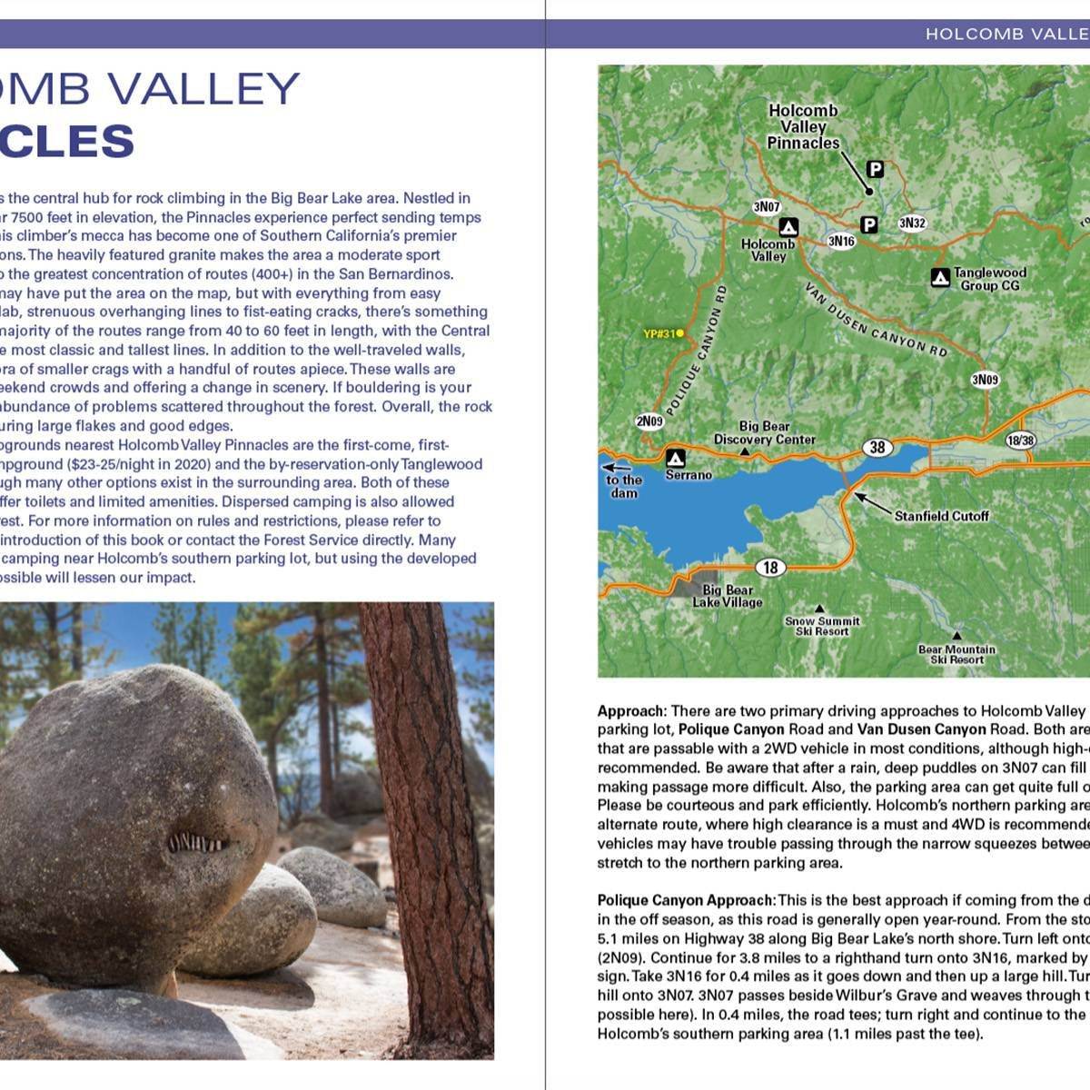 Guide d'escalade Big Bear Lake & Holcomb Valley Pinnacles - Wolverine ...